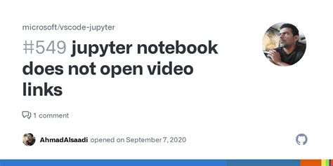 Jupyter Notebook Does Not Open Video Links Issue Microsoft Vscode Jupyter Github