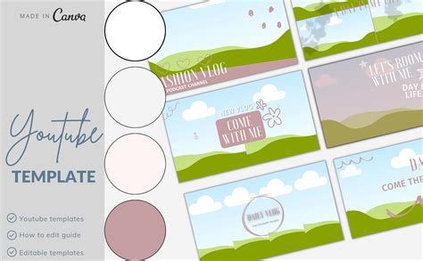 Youtube Canva Thumbnail Branding Kit Graphic By Sian Bilcliffe · Creative Fabrica