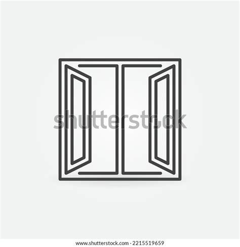 vector open window concept simple icon stock vector royalty free