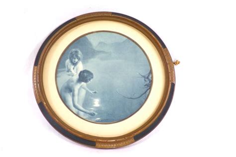 Lithographie De Paul Chavas 1914 Les Pêcheuses De Lune Par Braun