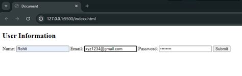 Javascript Submit Form Tpoint Tech