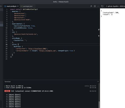 New Nitro Devproxy Not Working · Issue 15388 · Nuxtnuxt · Github