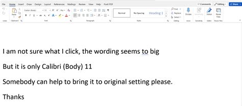 Solved Too Big FONT Of Microsoft Word In Win Microsoft And Hybrid Environment