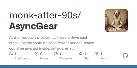 Github Monk After 90sasyncgear Asynchronously Program As If Gears