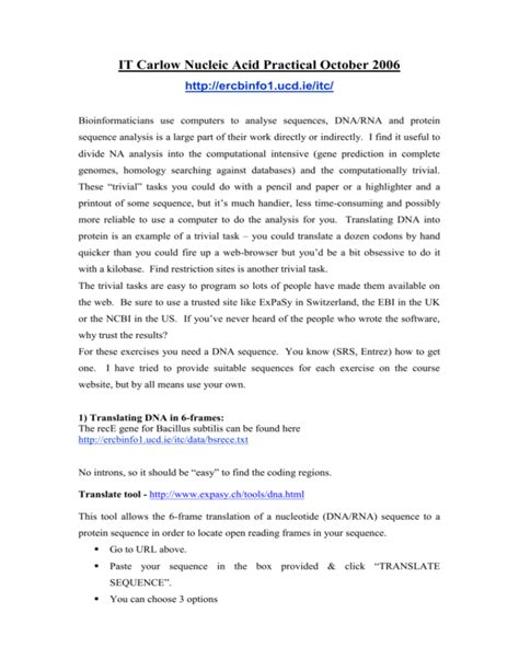 Nucleic Acid Analysis Practical Guide