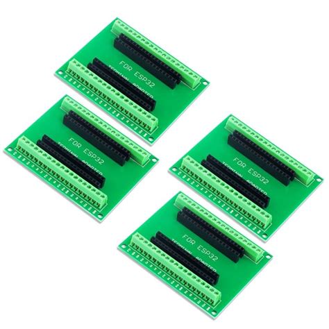 4pcs Esp32 Breakout Board Gpio 1 Into 2 For 38pin Narrow Version Esp32 Esp Wroom 32