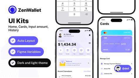 Zenwallet Mobile Ewallet Application Ui Design Figma