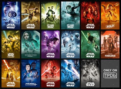 Star Wars Complete Canon Collection Rplexposters