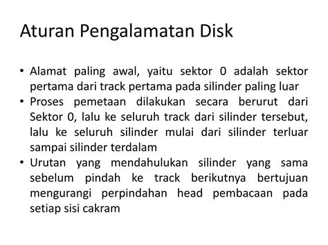Sistem Operasi 14 [manajemen Disk] Pptx