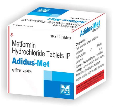 Metformin Hydrochloride Tablets Ip 500 Mg At ₹ 20 Stripe In New Delhi Id 2853449437362