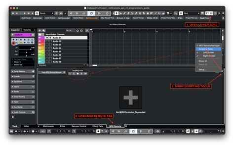 getting started midi remote api
