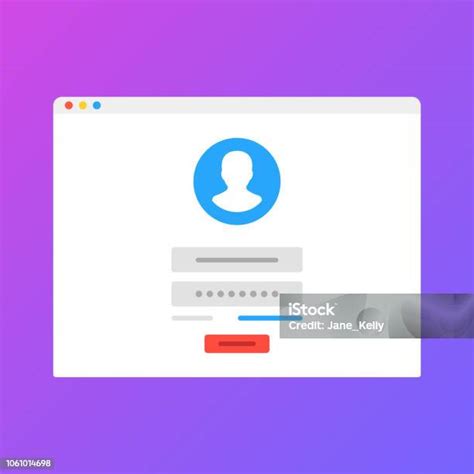 온라인 등록 양식입니다 로그인 폼 로그인 페이지 웹 브라우저 창에서 열립니다 사용자 이름 및 암호 필드입니다 사용자 계정 개념입니다 현대 평면 디자인 벡터 일러스트 레이 션