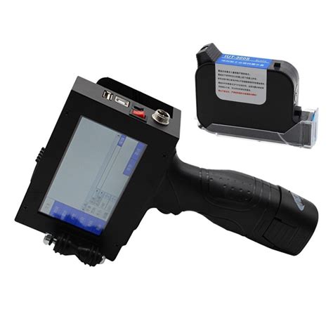 Hand Held Inkjet Printer Date Time Coder Code Logo Label Maker On Galss