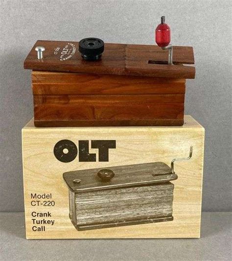 Olt Model Ct 220 Crank Turkey Call Matthew Bullock Auctioneers