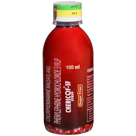 Buy Chericof Sf Syrup 100 Ml In Wholesale Price Online B2b Retailershakti