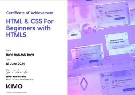 Ravi Ranjan Ravi On Linkedin Html Css Html5 Webdevelopment Certificationachievement