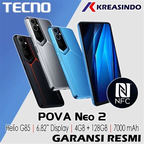 Jual TECNO Pova Neo NFC Ram GB Internal GB Garansi Resmi Di Seller KREASINDO ONLINE