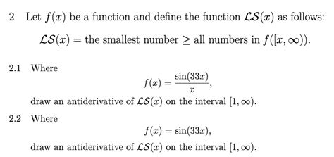 2 ﻿let F X ﻿be A Function And Define The Function