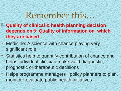 Biostatistics Ppt Physics Science