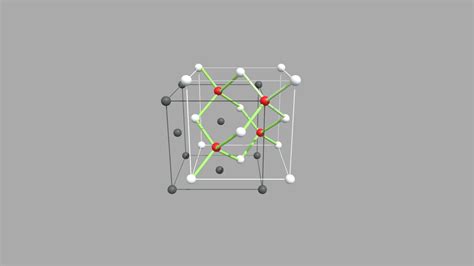 Diamond Crystal Structure Animation