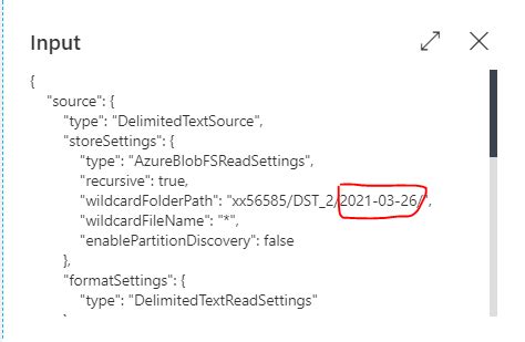 Csv How To Get Files From A Subfolder Present Under Nested Parent Folder In Azure Data Factory