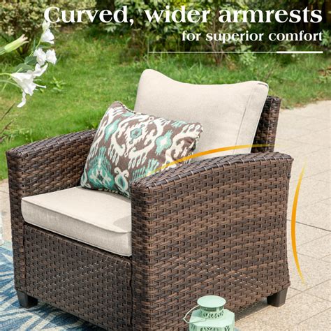 Lark Manor Argyri Stylish Wicker Outdoor Patio Loveseat And Reviews Wayfair