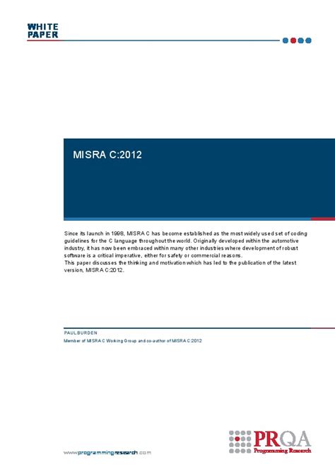 A Primer On Misra C 2012