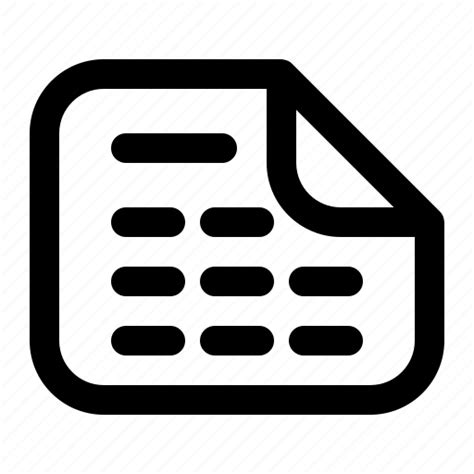 Spreadsheet Document Cell Table Report Icon Download On Iconfinder