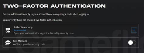 Secure Your Account With Two Factor Authentication Gameflip Help