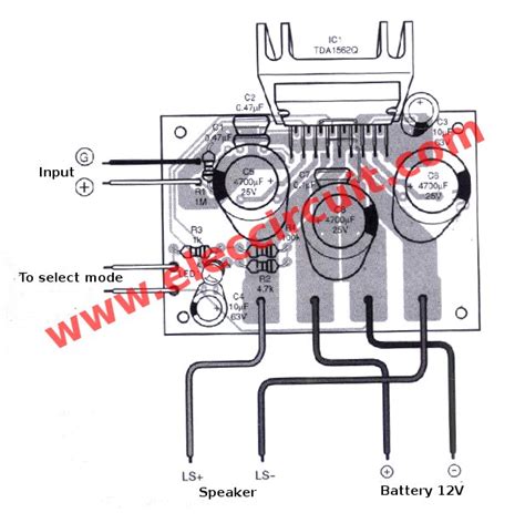 Booster Amplifier 12v Circuit