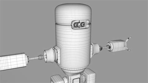 Bipedal Robot 3d Modelling Rigged Free 3d Model Rigged Cgtrader