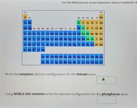 Solved Write The Complete Electron Configuration For The