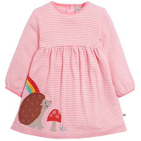 Frugi Hedgehog Stripe Dea Dress Frugi