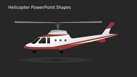 Helicopter Powerpoint Shapes Slidemodel