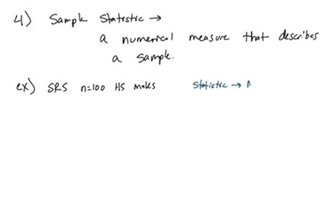 SOLVED What Is A Sample Statistic Give Three Examples