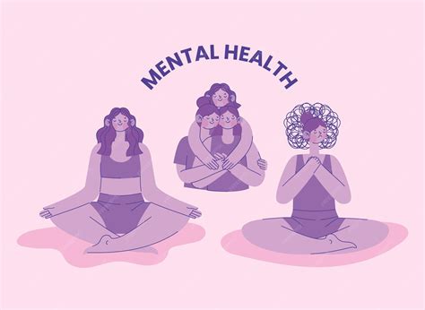 Premium Vector Mental Health Illustration
