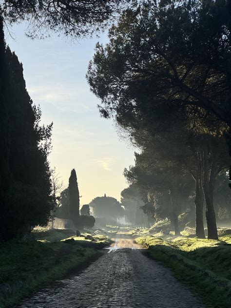 Starting The Day With This Special Light First Picture Via Appia Antica Second One Villa The