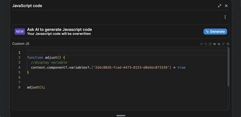 Setting Component Variable Using Js How Do I Weweb Community