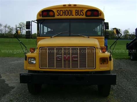 1998 Gmc Bluebird School Bus Govdeals