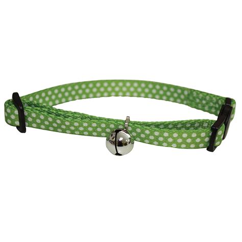 Happy Pet Dotty Cat Collar Green The Blue Barn