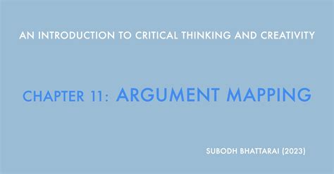 Chapter 11 Argument Mapping