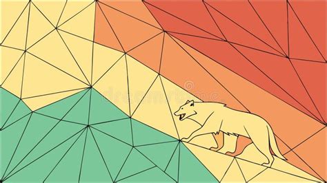 Geometric Background Abstract Pattern Modern Vibrant Shapes Vector Design Generative Ai Stock