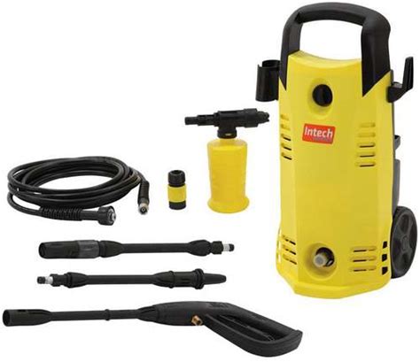 Lavadora Alta Pressão Turbo Com Acessórios E Carrinho Intech Machine