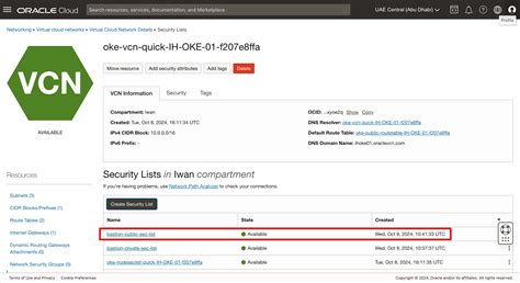 Connect To An Oracle Cloud Infrastructure Kubernetes Engine Cluster