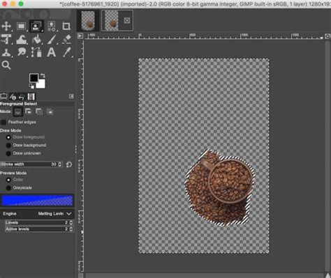 How To Create A Transparent Background In GIMP