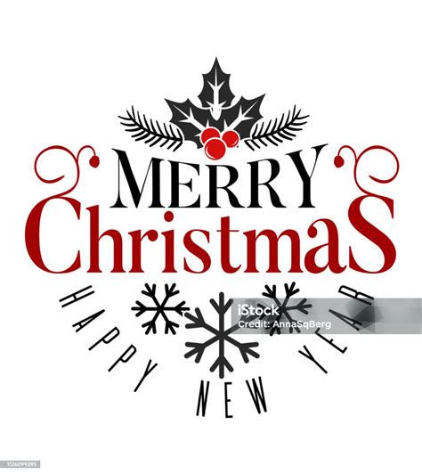 매우 메리 크리스마스와 행복 새 해 길 바랍니다 로고 레터링 겨울에 대한 스톡 벡터 아트 및 기타 이미지 겨울 계절 날씨 Istock