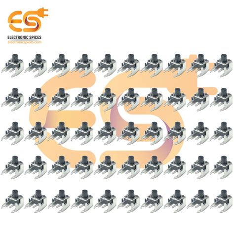 667mm 4 Pin Right Angle Push Button Momentary Tactile Switch Pack Of 1000 Electronicspices