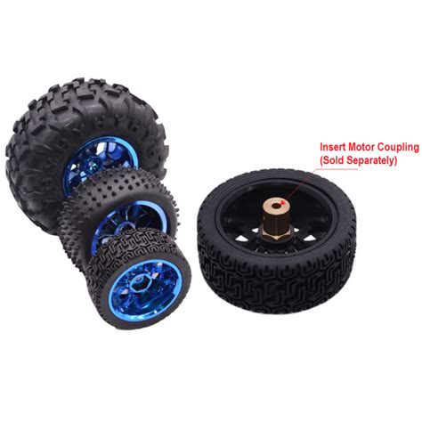 Rc Smart Robot Car Wheel Tire Tyre 65mm85mm130mm