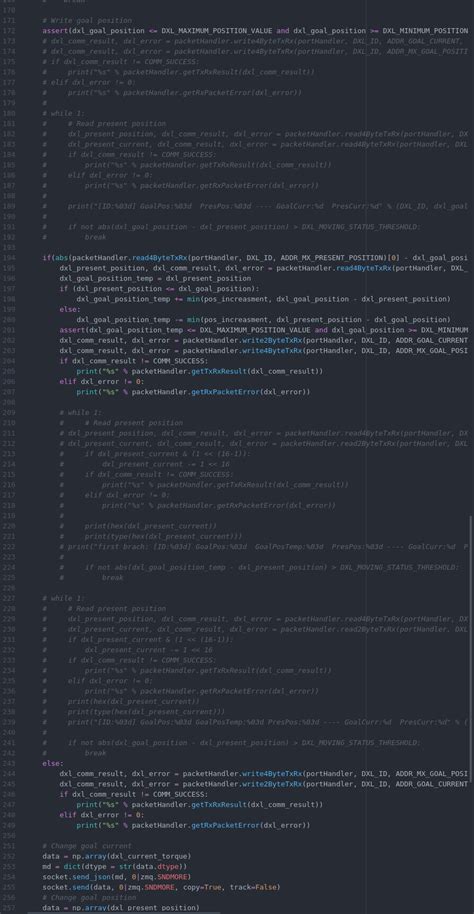 3751 Python3 U2d2 Xm430 W350 T Issue Read4bytetxrx In Protocol2packethandlerpy