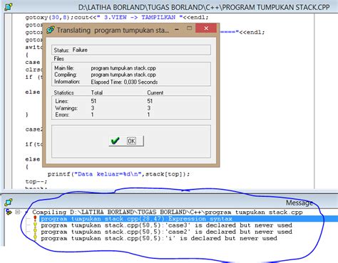 Tips Informasi TI Cara Mengetahui Isi Pesan Error Pada C